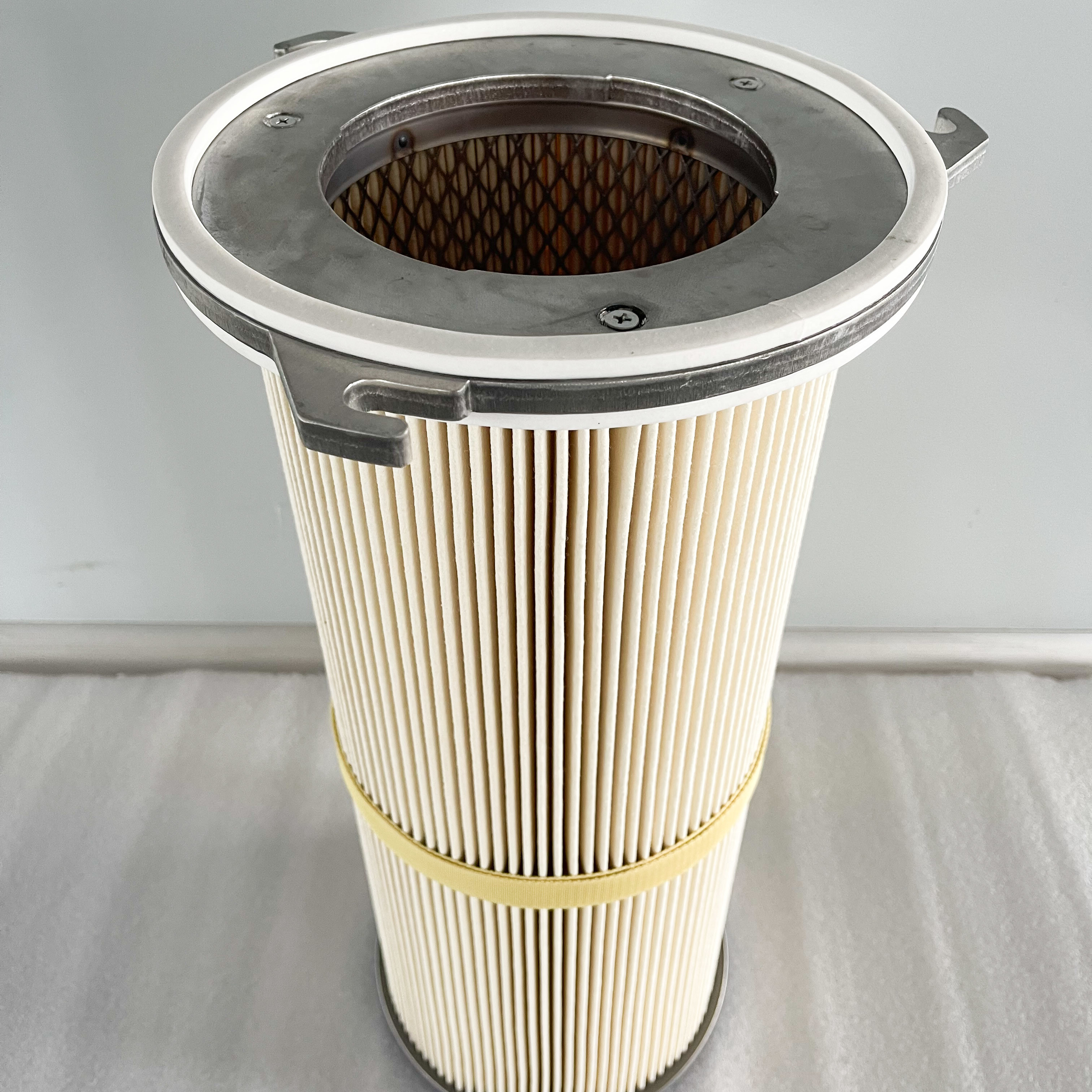 High Temperature Cylindrical Filter Cartridges Used In Industrial Air ...